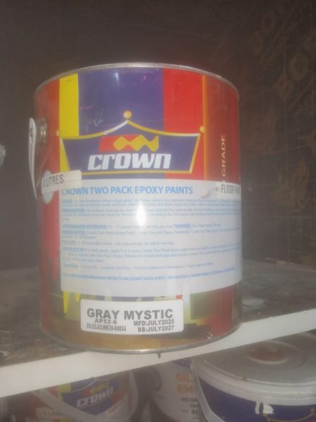 Crown Two-Pack Epoxy Floor Paint(4 litres) - RANGI PAINT STORE
