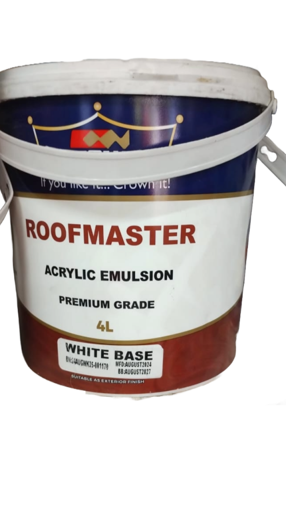 Crown Roof Master – Self Priming Acrylic Roof Paint | Rangi Paint Store