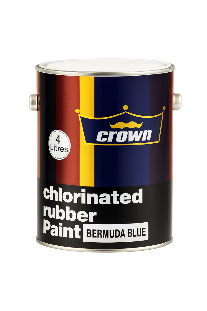 Crown Chlorinated Rubber Paint - Bermuda Blue (4L) - RANGI PAINT STORE