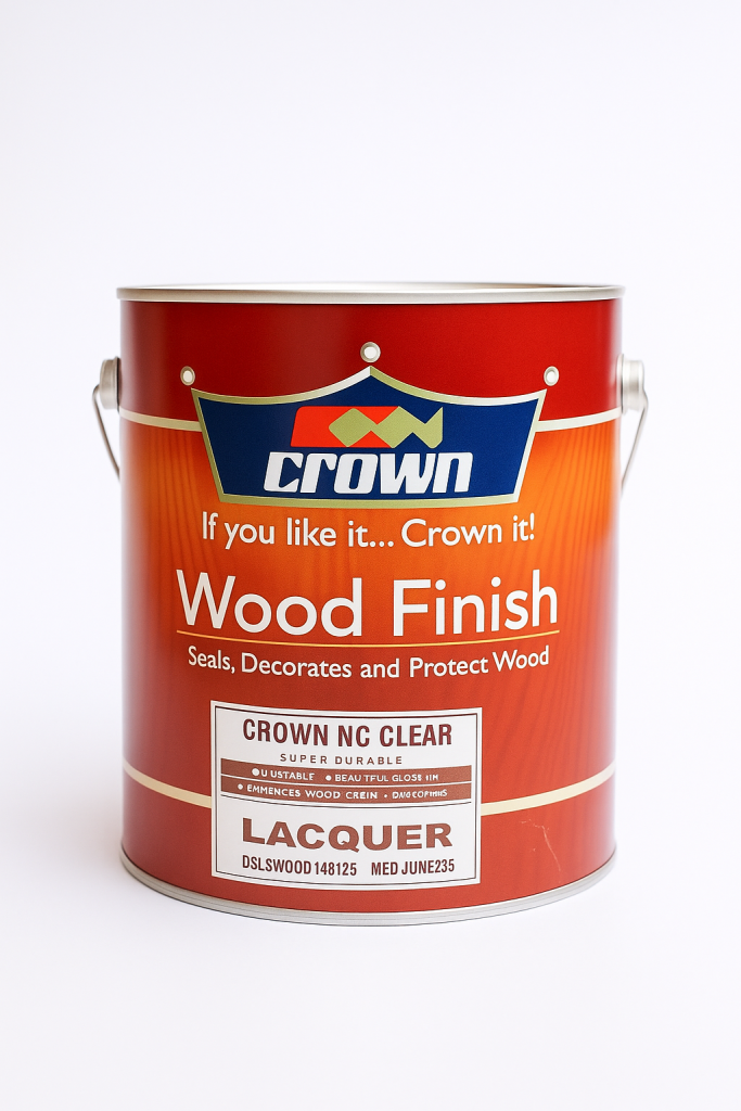 Crown NC Clear Wood Finish(Gloss) - 4 Litres - RANGI PAINT STORE