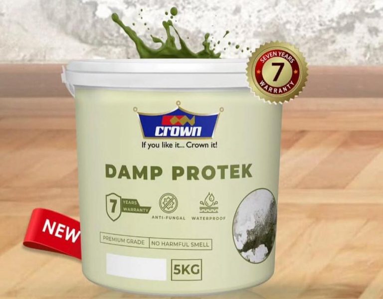 Crown Damp Protek – Anti-Damp Wall Solution (1 & 5kgs) - RANGI PAINT STORE